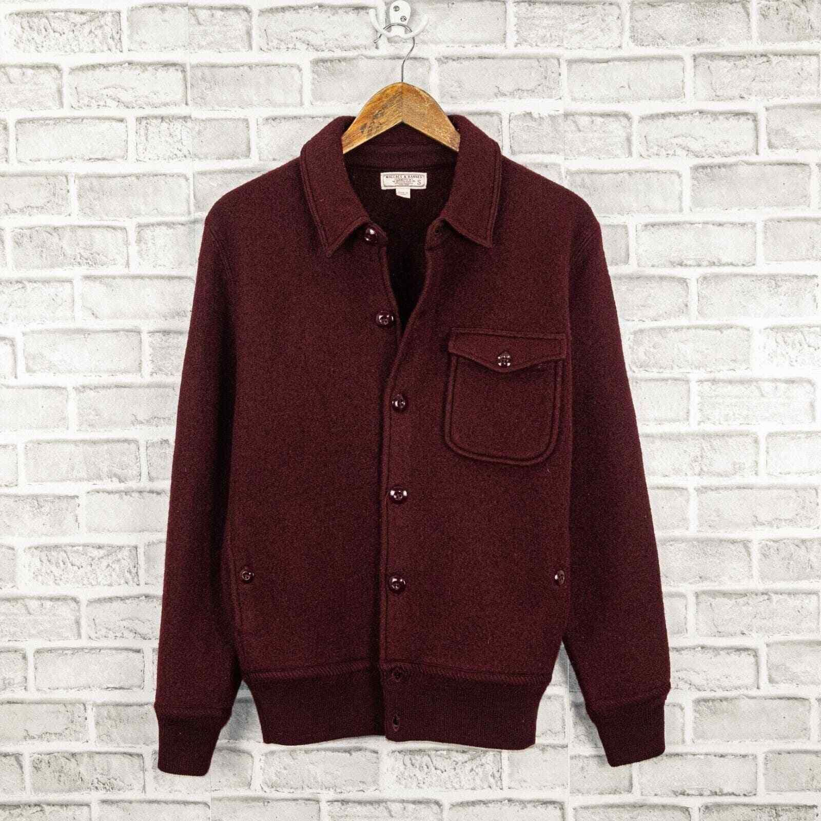 Wallace & Barnes Wallace & Barnes Tollegno 1900 Wool Bomber Jacket ...