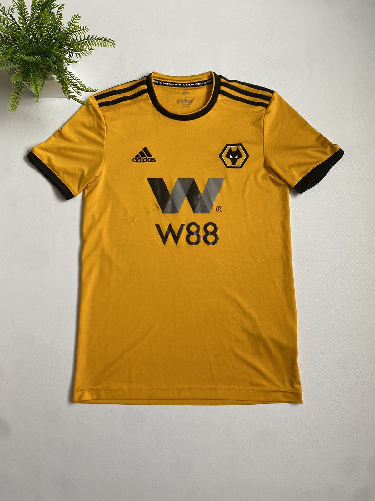 Adidas Wolves 2018 2019 Home Football Soccer Jersey Adidas size S | Grailed
