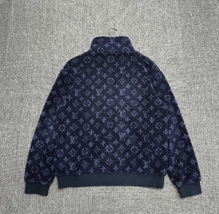 Louis Vuitton Louis Vuitton LV blue teddy jacket | Grailed