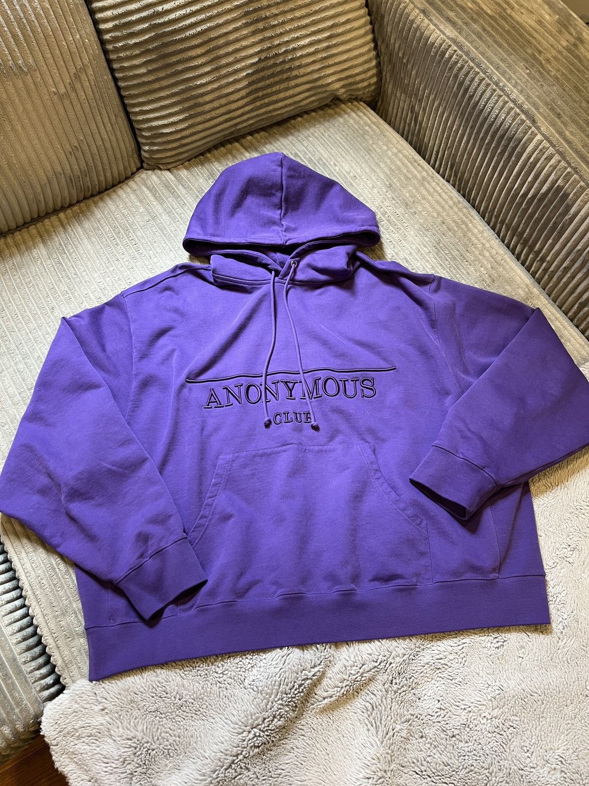 Anonymous Club Anonymous Club Logo Hoodie Purple | Grailed