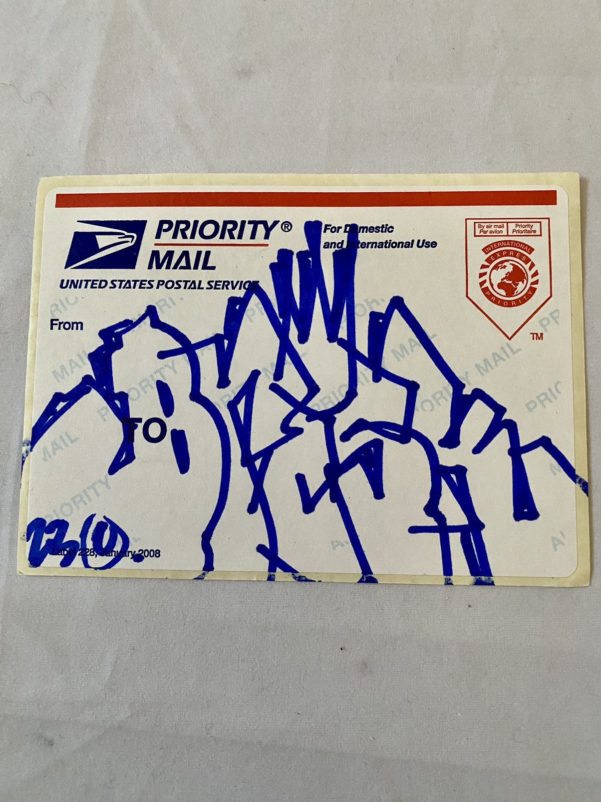 Other × Streetwear Brisk one Signed postal sticker graffiti art | Grailed