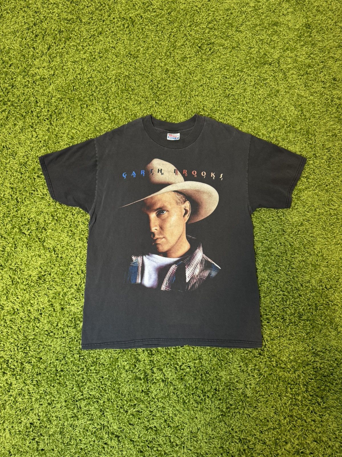 Band Tees × Vintage 1996 Garth Brooks Fresh Horses Tour Tee | Grailed
