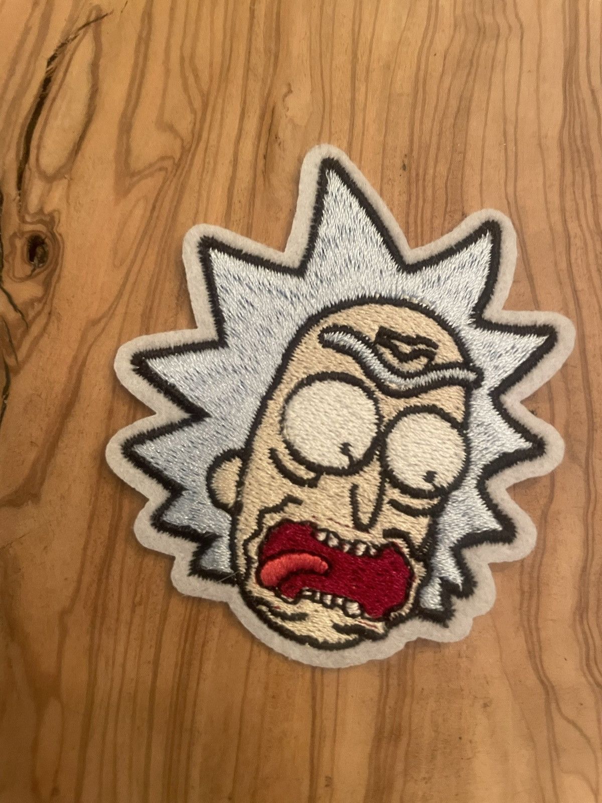 Vintage 'Belching Rick Head' Sew On Patch Rick & Morty Comics | Grailed
