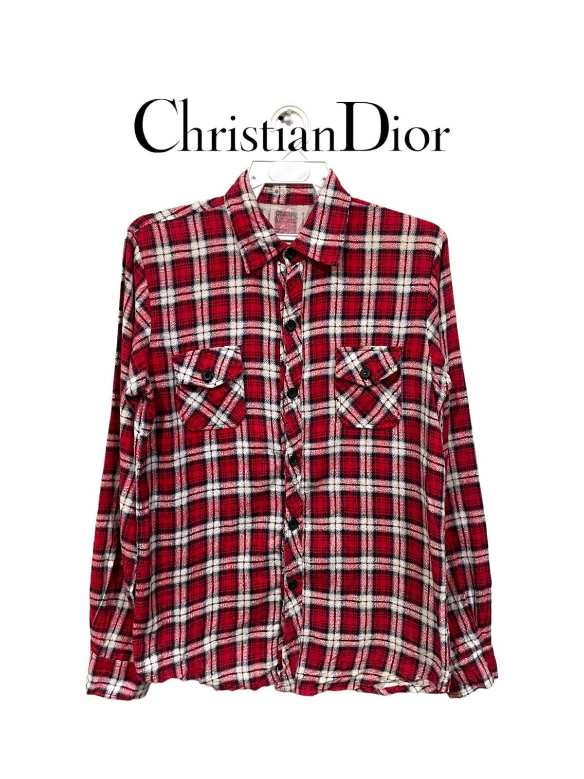 Christian Dior Monsieur × Dior × Flannel '90s Christian Dior Checkered ...