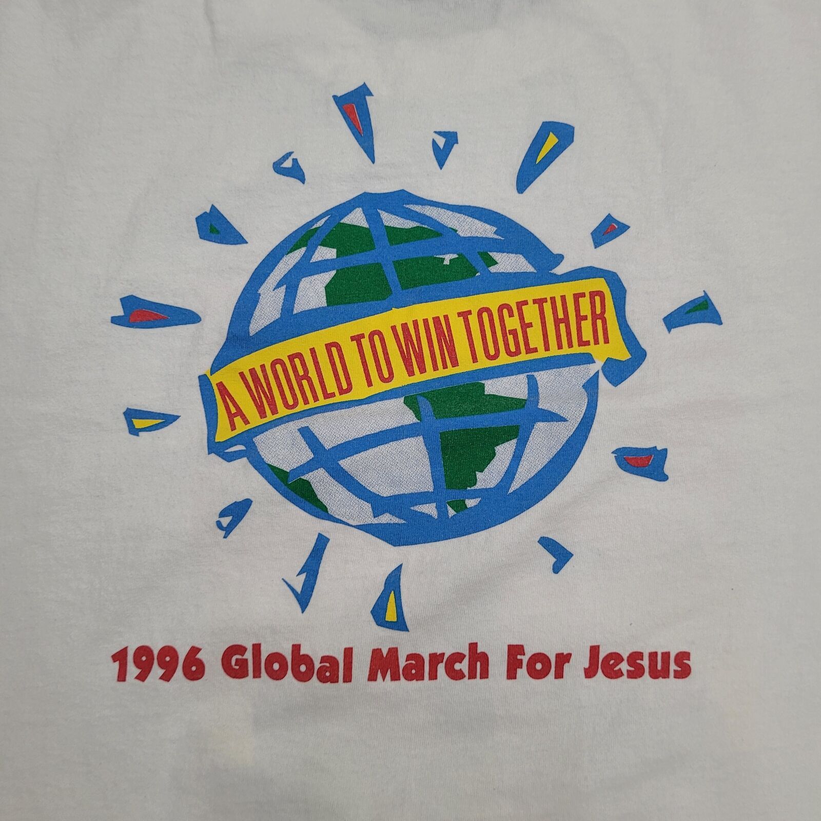 Hanes Vintage Jesus Christian Shirt Large 23x26 White | Grailed