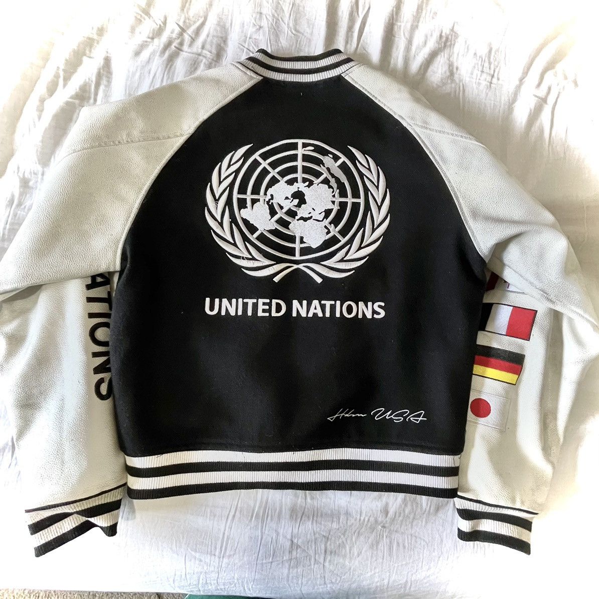 Streetwear United Nations Varsity Jacket M | Grailed