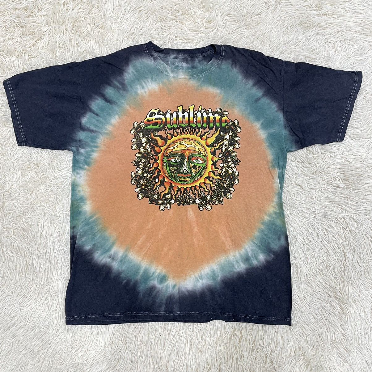 Band Tees × Streetwear × Sublime Sublime Sad Sun Face | Grailed