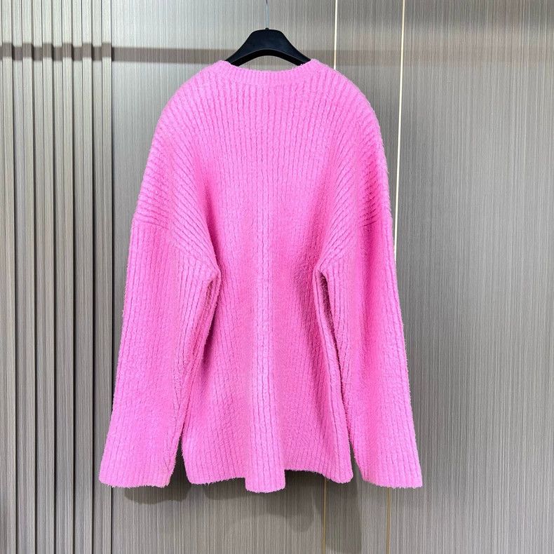 Balenciaga Balenciaga Cursive letter mohair knit sweater 2502-Nextarro ...