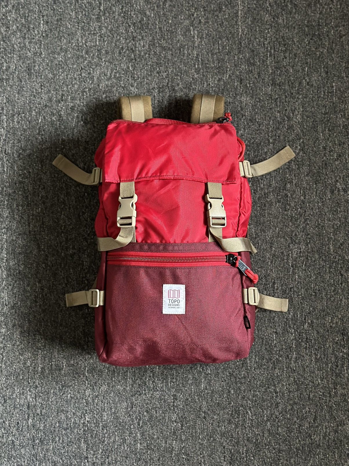 Backpack × Made In Usa × Topo Designs TOPO DESIGNS USA OUTDOOR BACKPACK ...