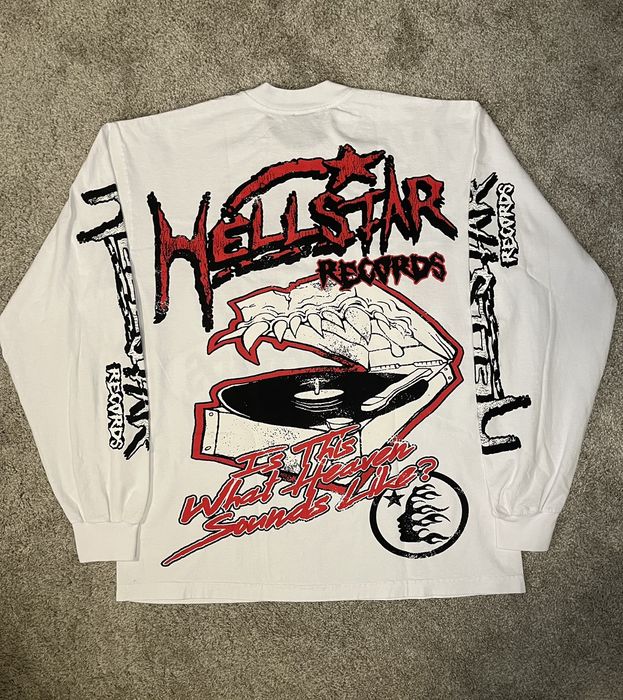 HELLSTAR Hellstar Records Longsleeve T-Shirt | Grailed
