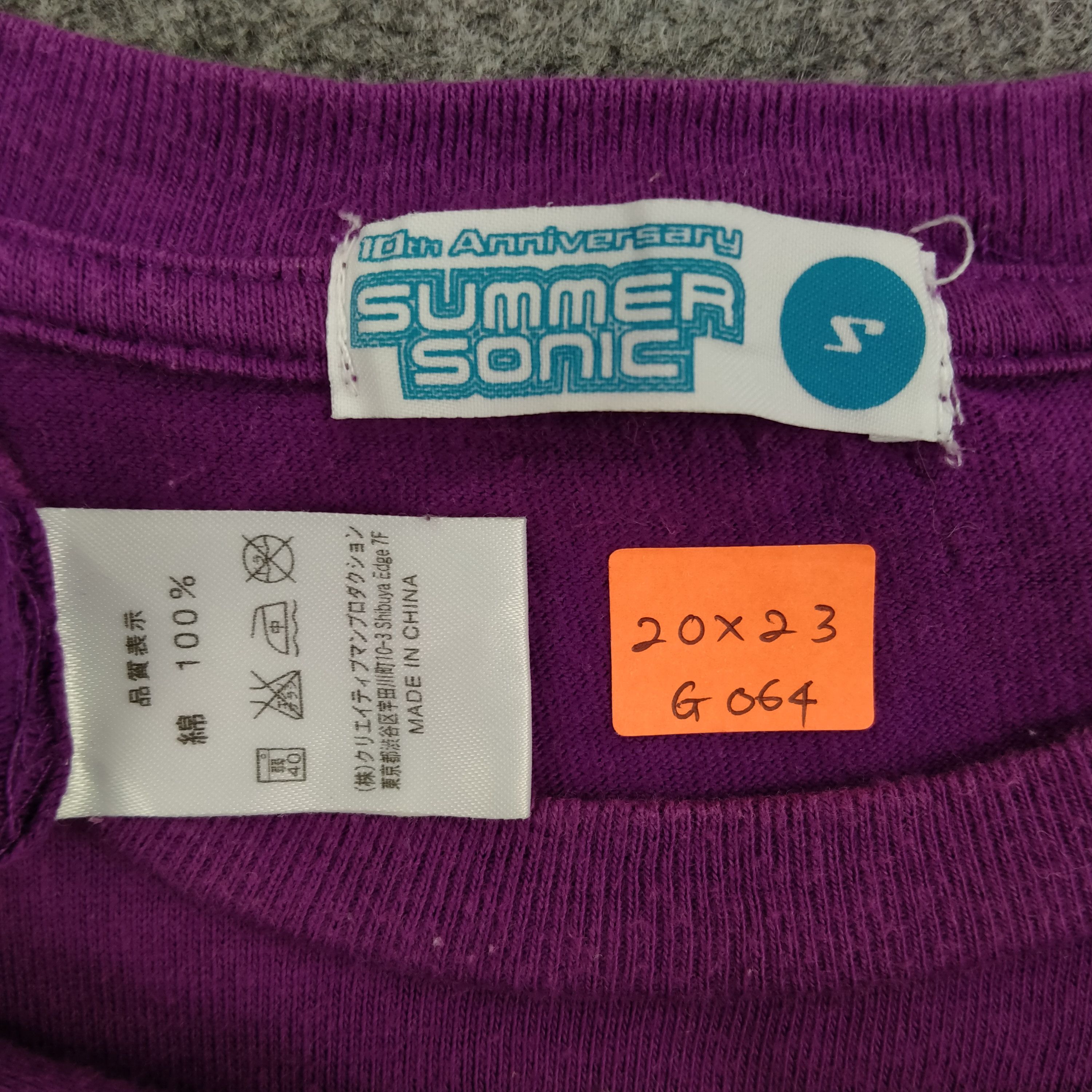 Band Tees Vintage Crop Top Summmer Sonic Small Tshirt - G064 | Grailed