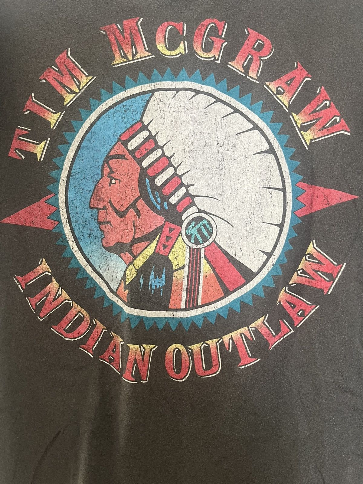 Vintage Tim McGraw Indian Outlaw | Grailed