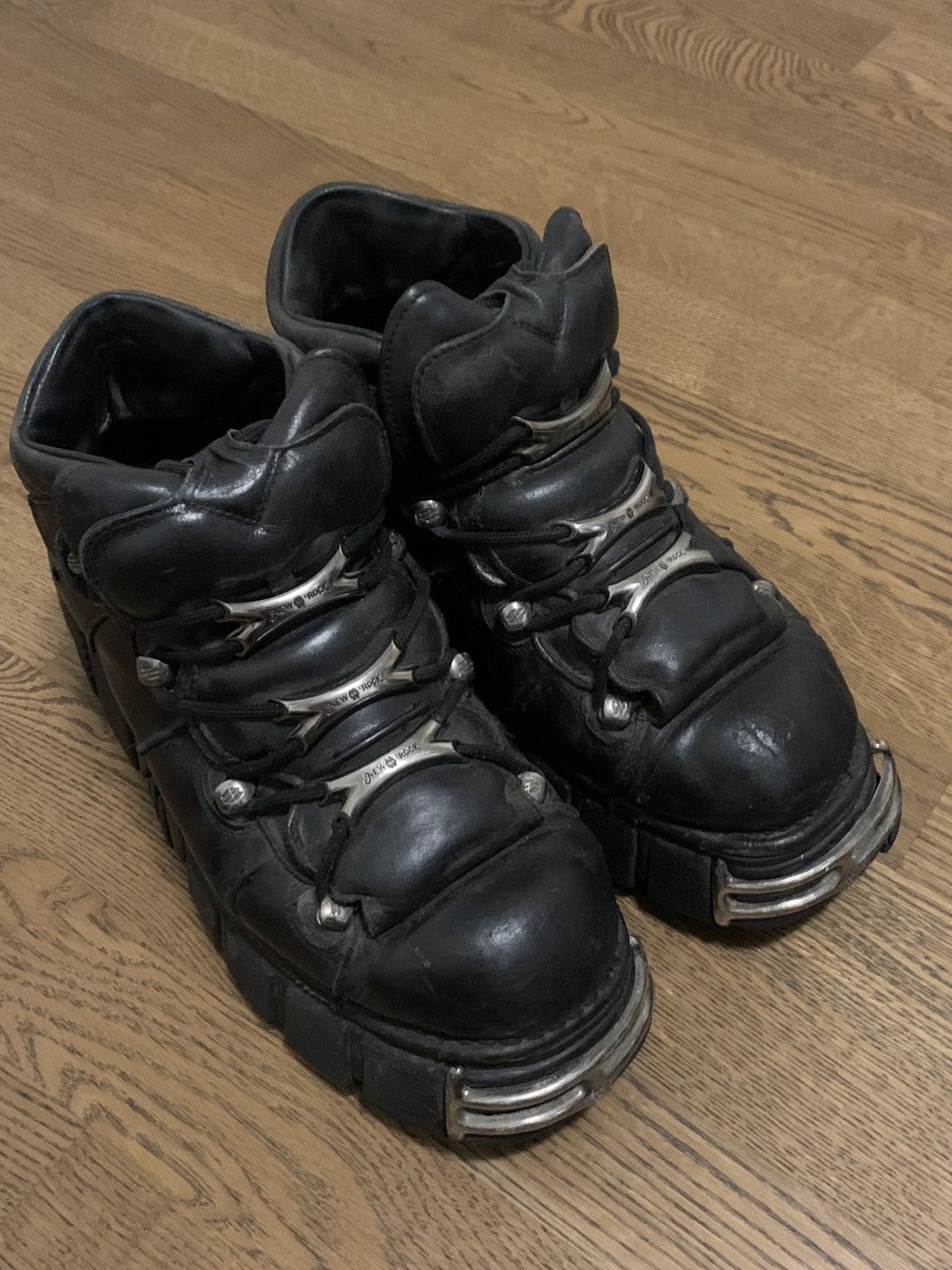 New Rock New Rock Platform Boots | Grailed