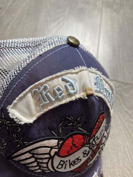 Vintage Vintage Y2K Red Monkey Hat LA Trucker Hat | Grailed