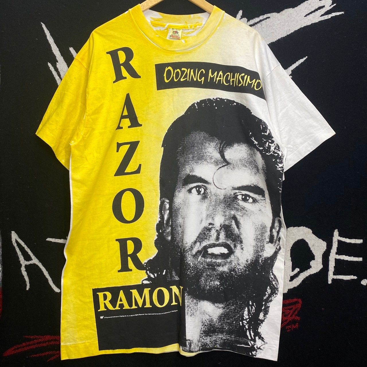 Vintage × WCW/nWo × WWF RAZOR RAMON Vintage 1993 All Overprint WWF ...