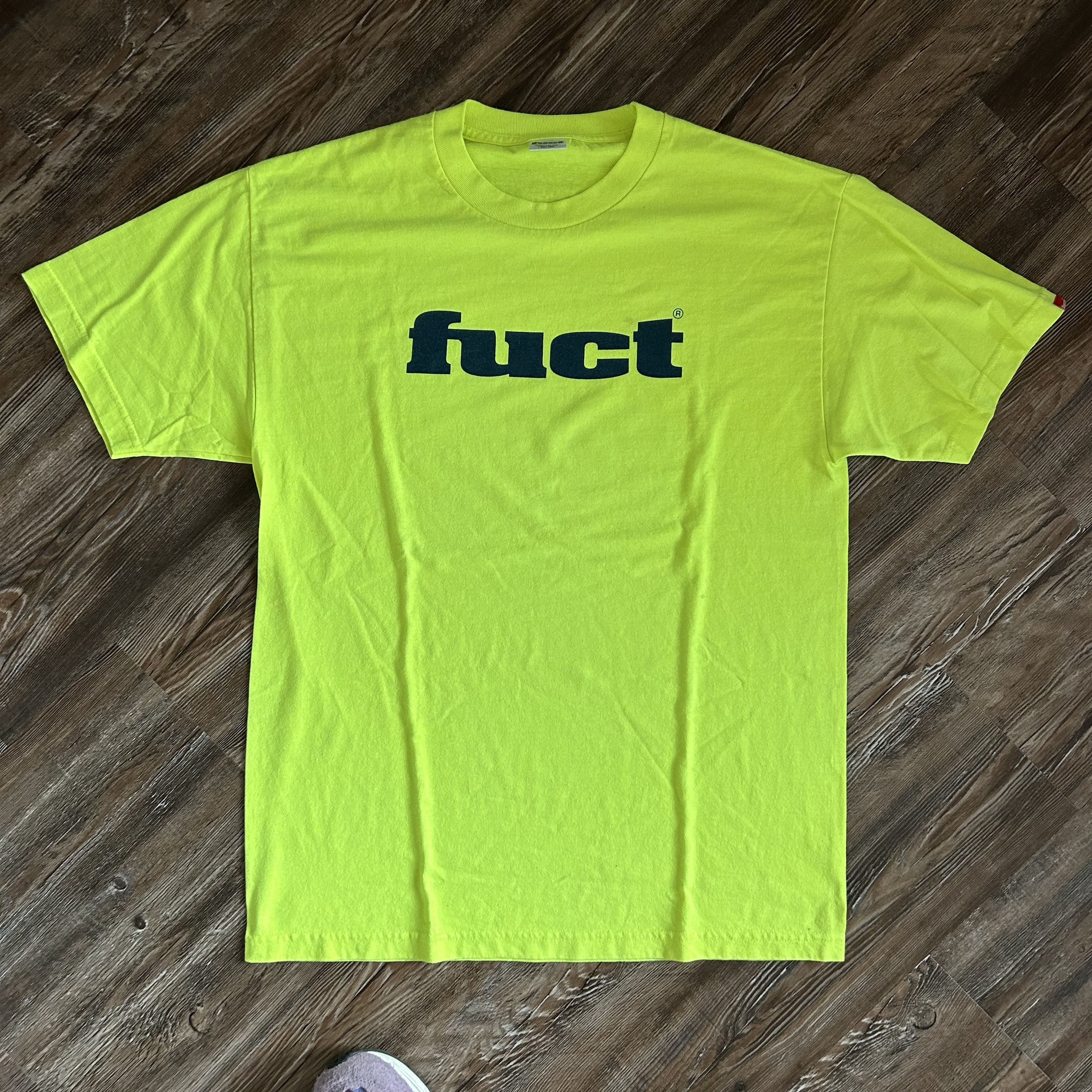 Fuct VTG Fuct Logo Neon Tee | Grailed