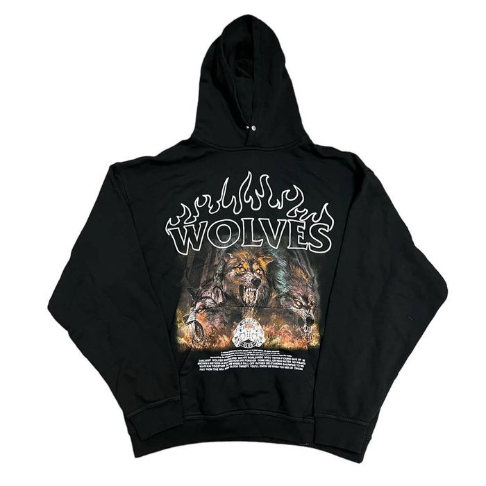 Darc Sport Darc Sport Men's Wolves Premium Vintage Collection Hoodie ...