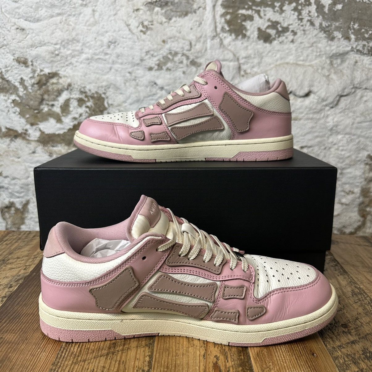 Amiri Amiri Skeleton Pink White Low Top Sneaker Size 10 | Grailed
