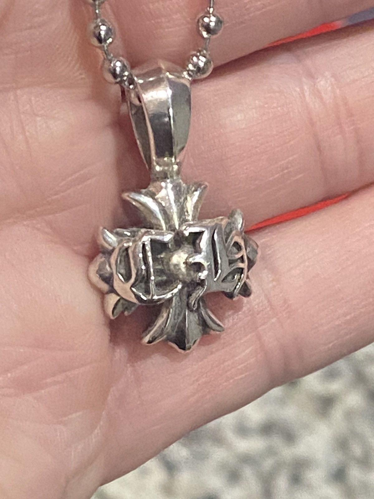 Chrome Hearts AUTHENTIC CHROME HEARTS PLUS CROSS PENDANT | Grailed