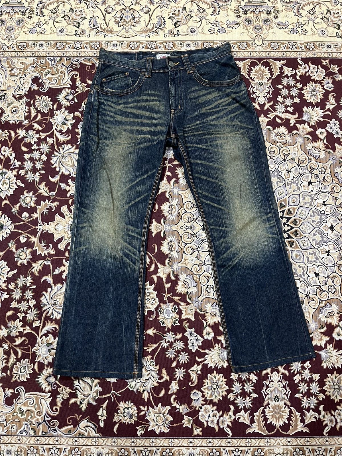 Edwin Edwin Exclusive Vintage Cinch Back Flare / Bootcut Denim | Grailed