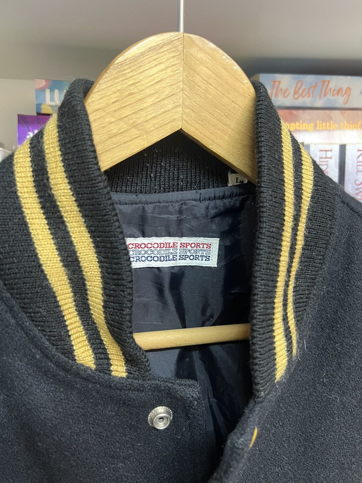Japanese Brand × Varsity Jacket × Vintage Vintage Crocodile Sports ...