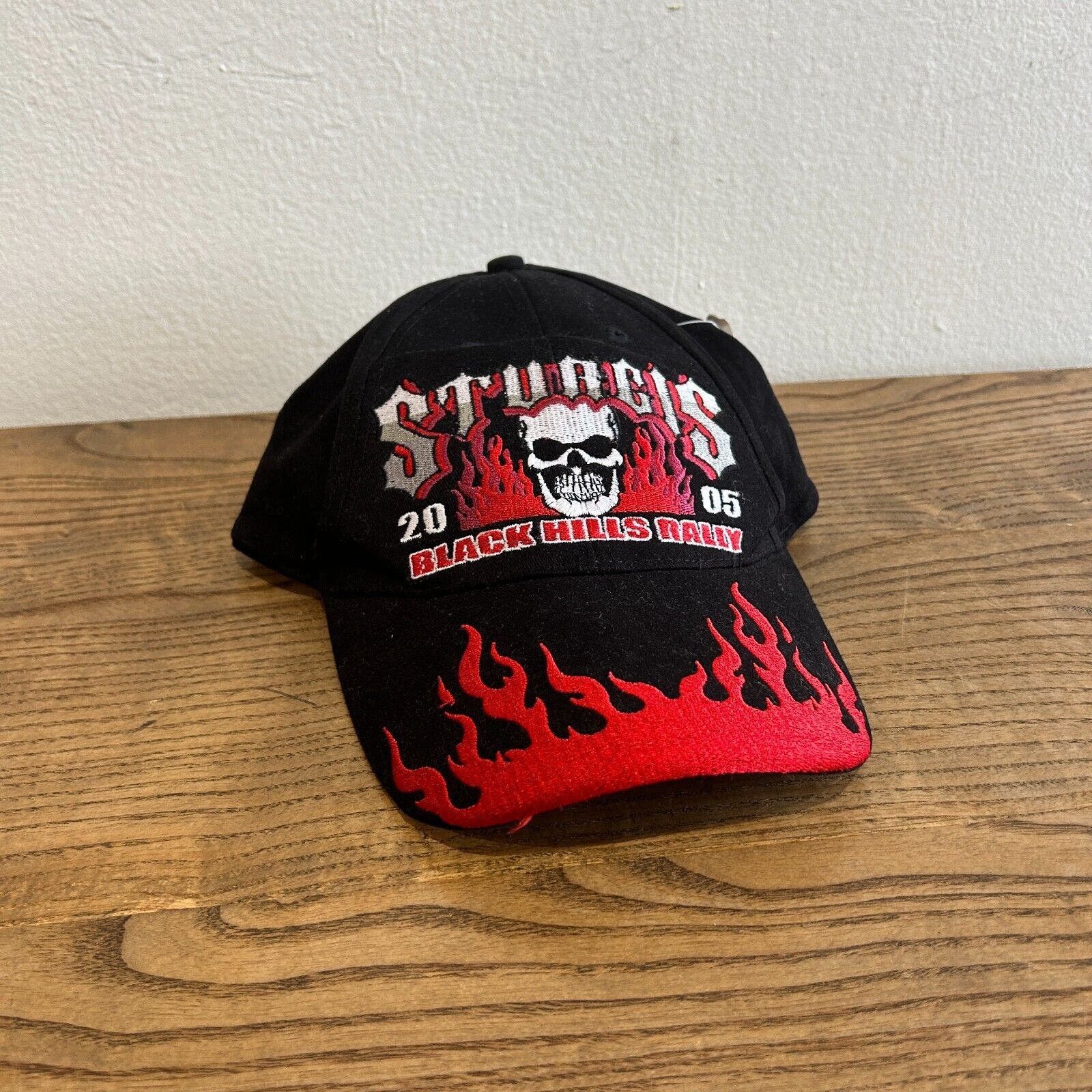 Vintage VINTAGE 2005 Sturgis Biker Rally Flames Snapback HAT | Grailed