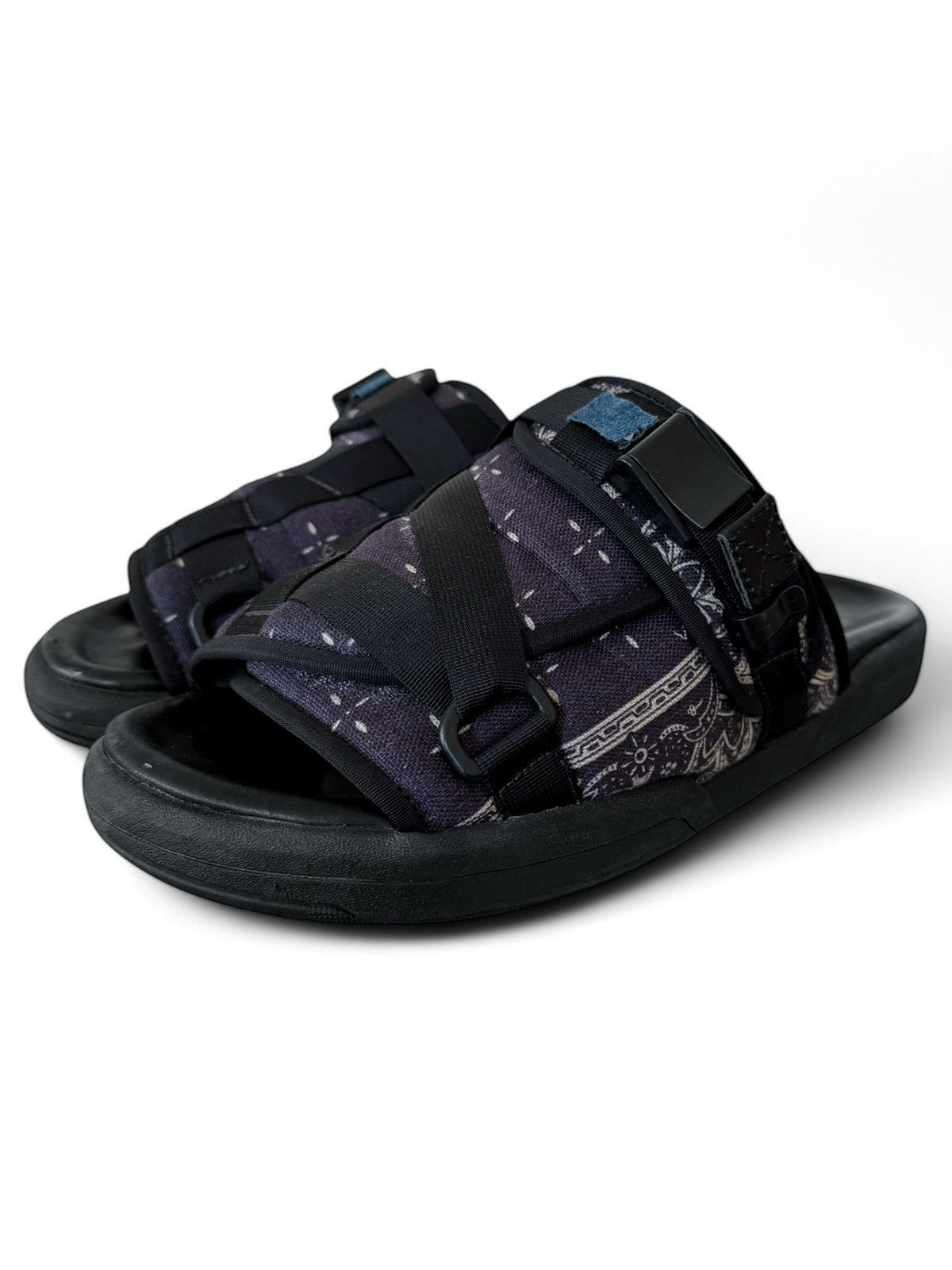 Visvim (M) RARE I.C.T. Kofu Bandana Christo Slide | Grailed