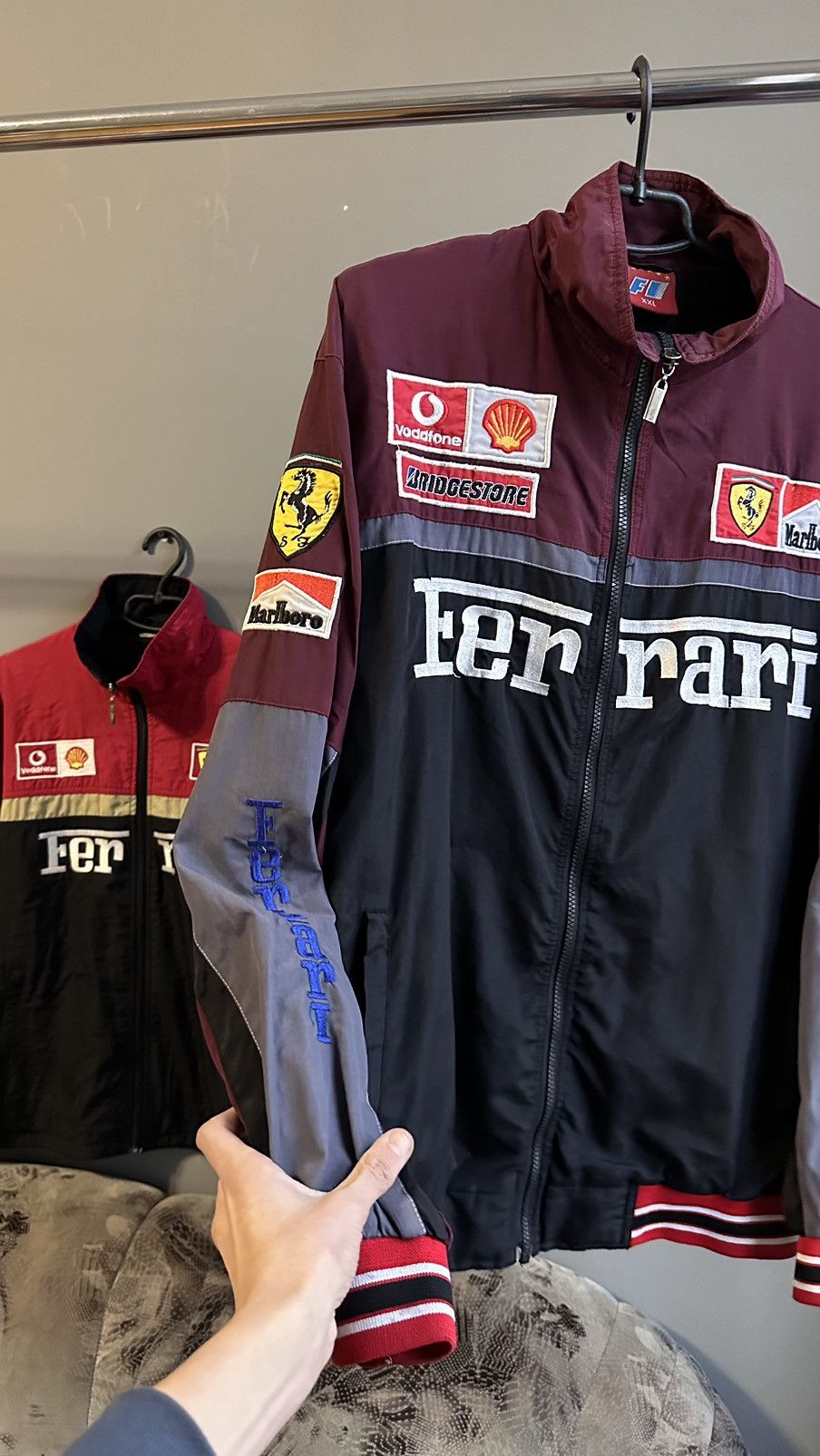 Marlboro Vintage Marlboro Ferrari Racing Jacket Vodafone | Grailed