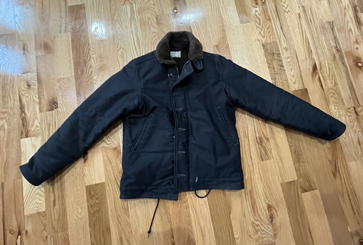 The Real McCoy's Navy N-1 Deck Jacket (2021 model) | Grailed
