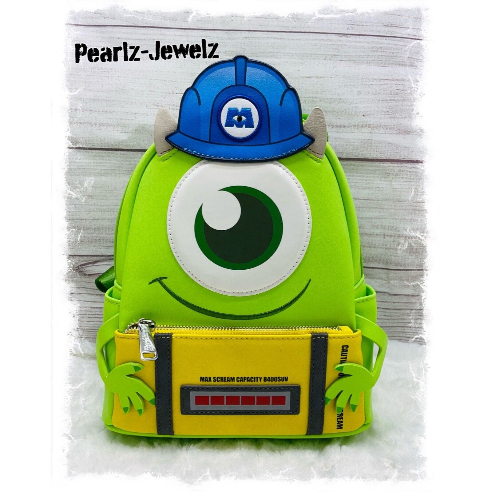 Disney Loungefly Pixar Monsters Inc. Mike Wazowski Mini Backpack | Grailed