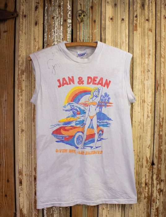 Vintage Vintage Jan & Dean and The Bel-Air Bandits Signed Tee 80s | Grailed