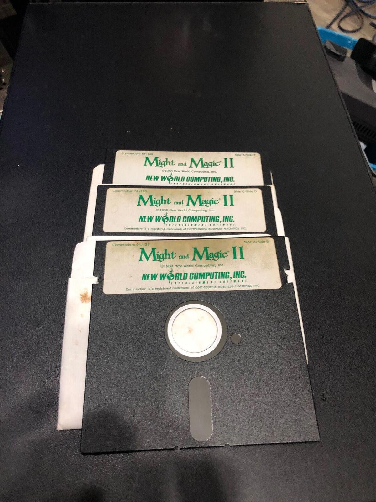 Designer Might & Magic II Game Disk Commodore 64 C64 5.25" Floppy | Grailed