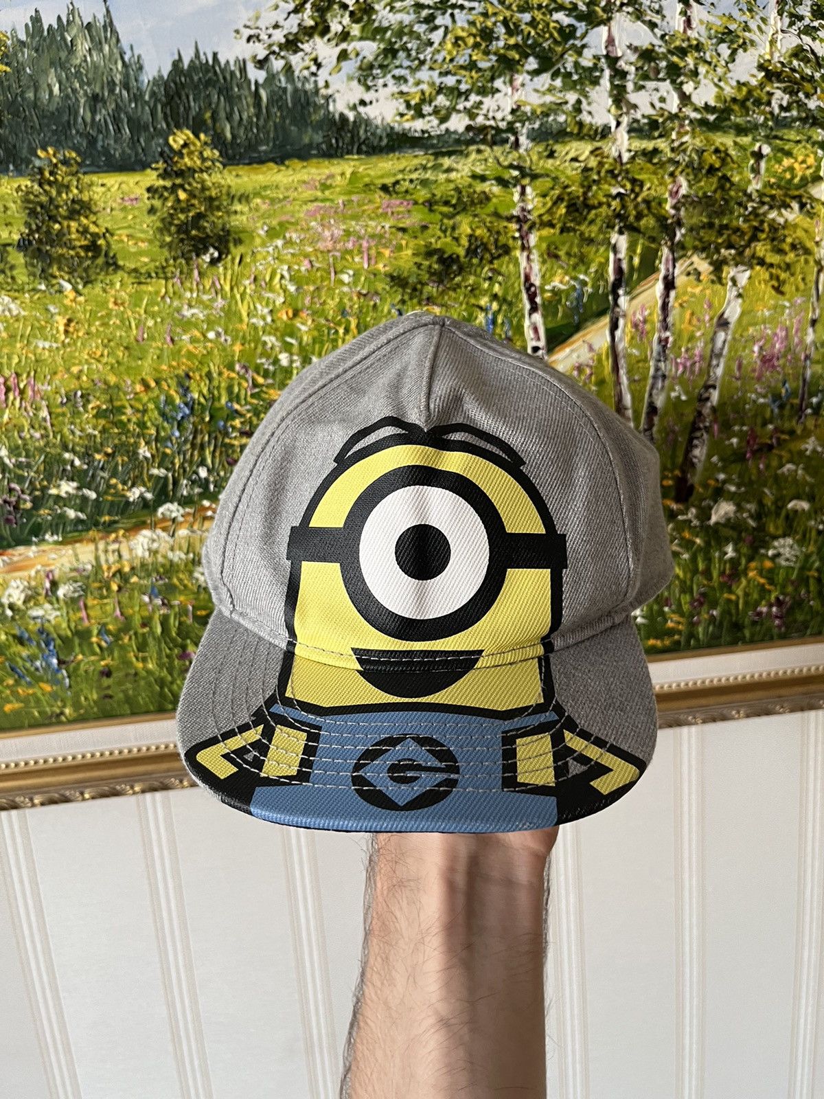 Avant Garde × Movie × Streetwear Vintage Minion Yellow Cap Hat Style ...