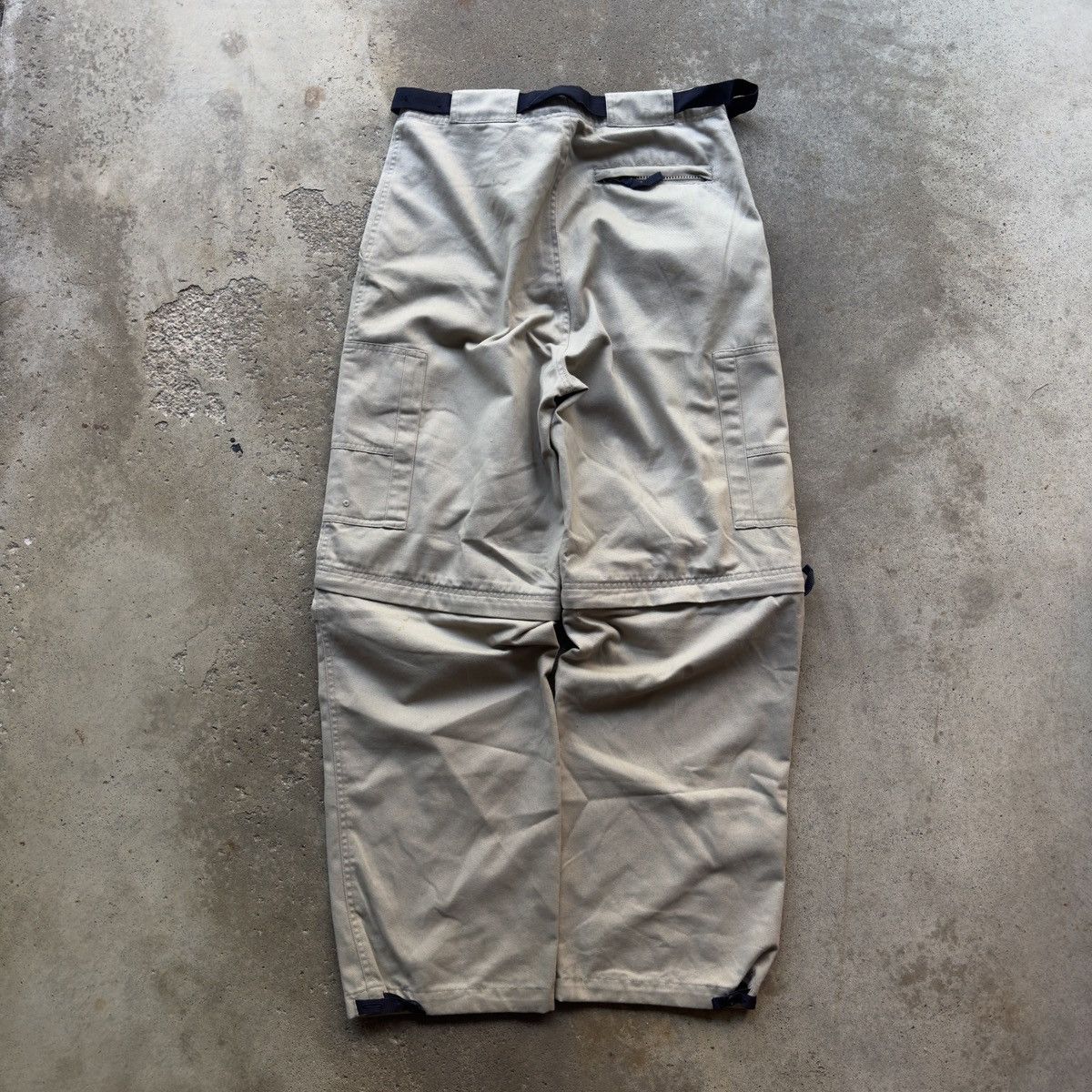 Streetwear × Vintage 2000s Y2K No Boundaries Baggy Wide Leg Zip Off ...