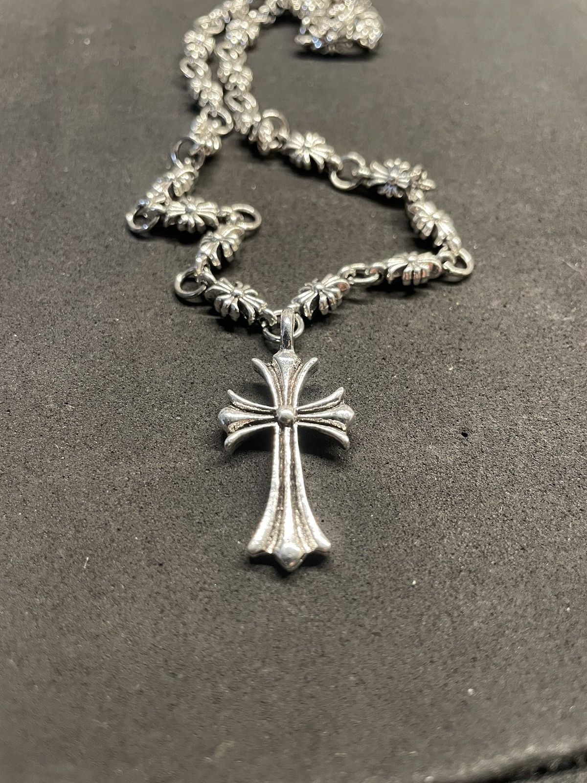 Streetwear × Vintage Chrome Hearts style Y2K Cross chain necklace | Grailed