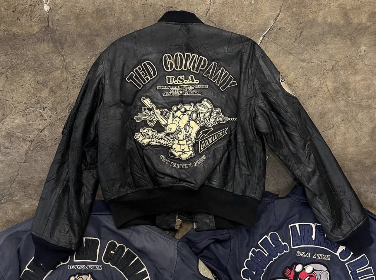 Japanese Brand × Leather Jacket × Tedman Ted Company USA 91th TEDMANS ...