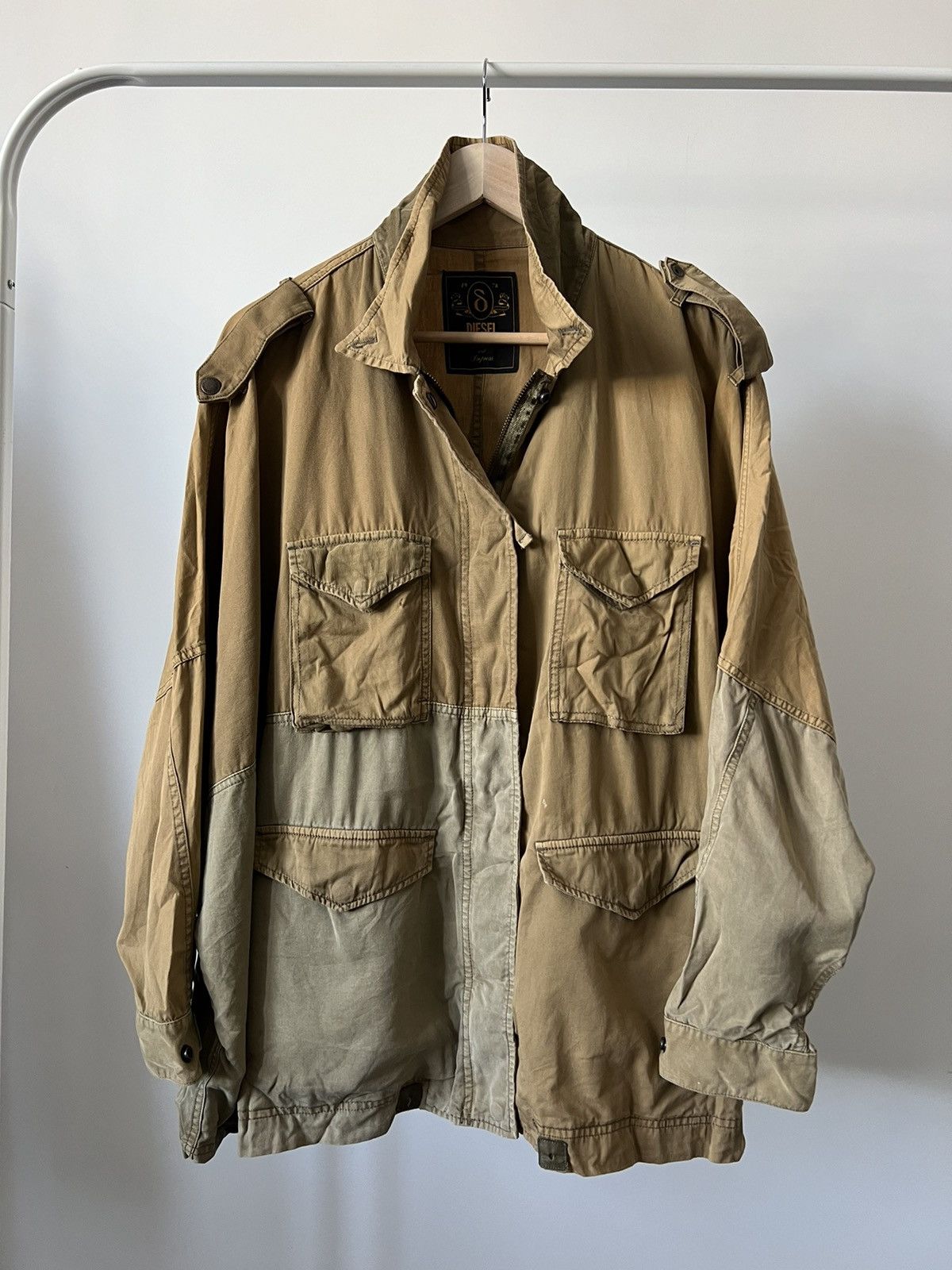 Diesel × Diesel Black Gold × Military Diesel Military Jacket ...