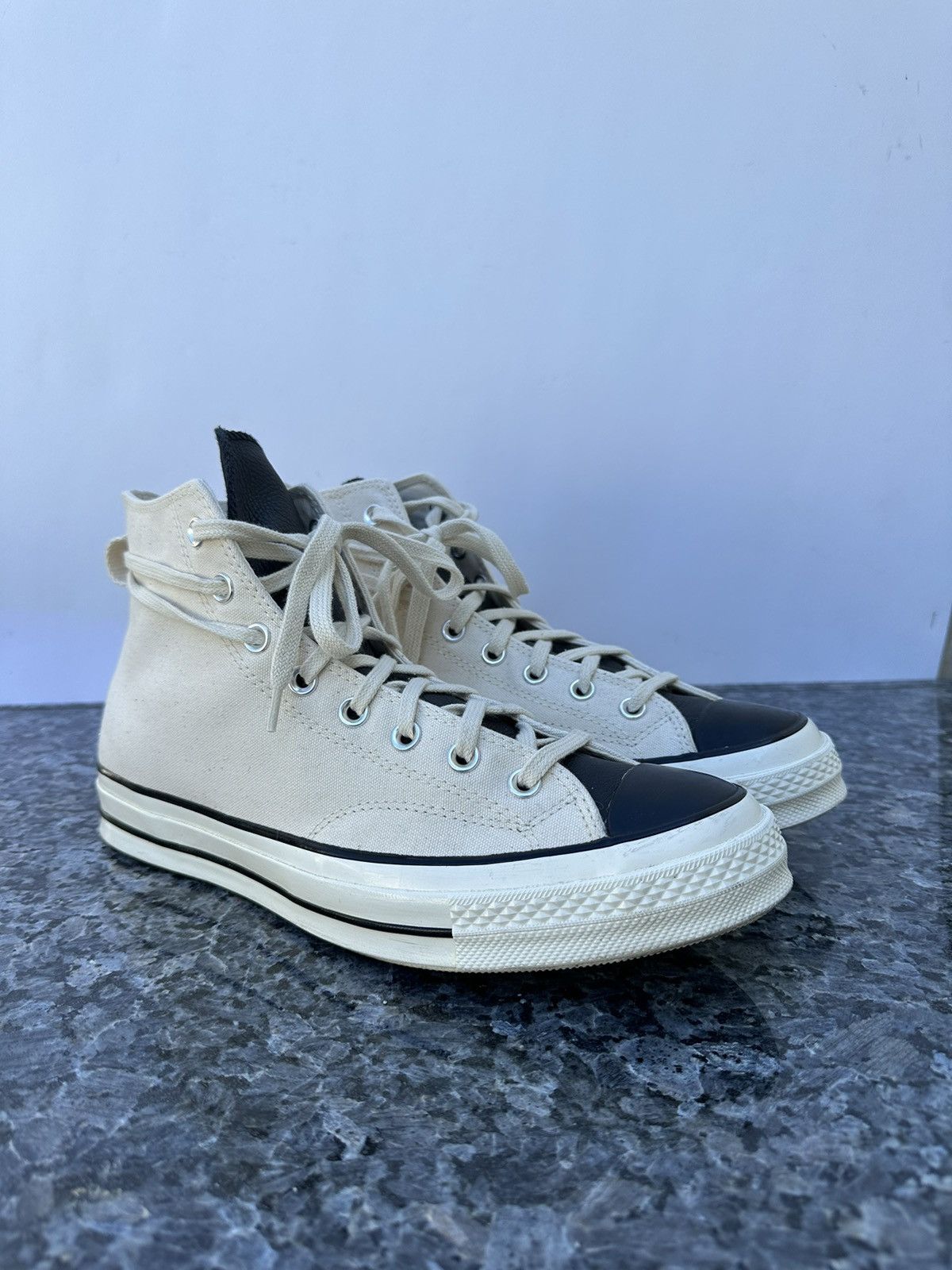Converse CONVERSE CHUCK TAYLOR 70 HI FEAR OF GOD FOG ESSENTIALS | Grailed
