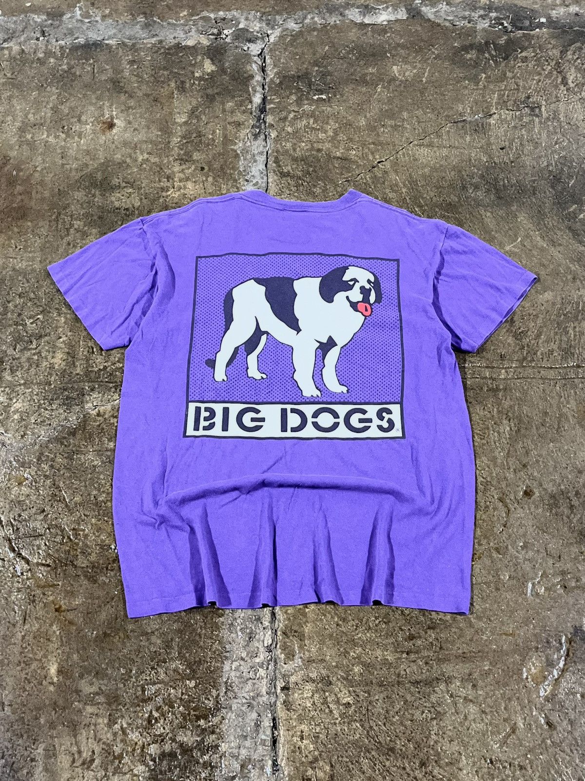 Big Dogs × Streetwear × Vintage Crazy Vintage 90s Big Dogs Logo Big ...