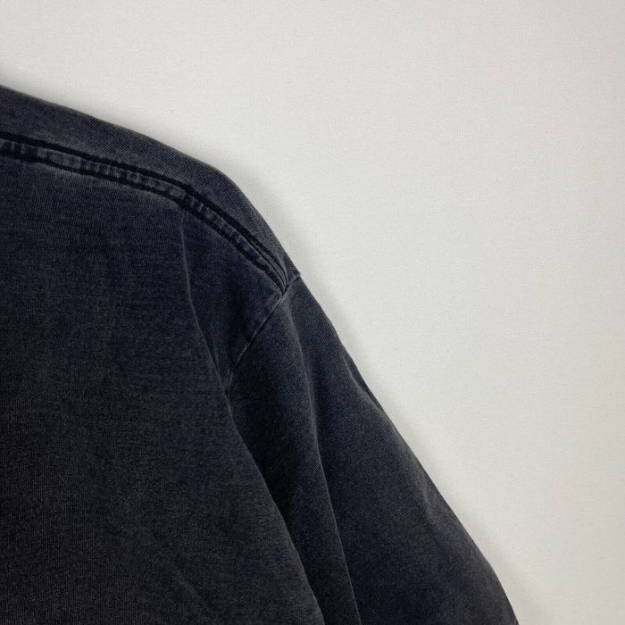 Vintage Vintage 90s Blank Black Faded T Shirt XL Single Stitch | Grailed