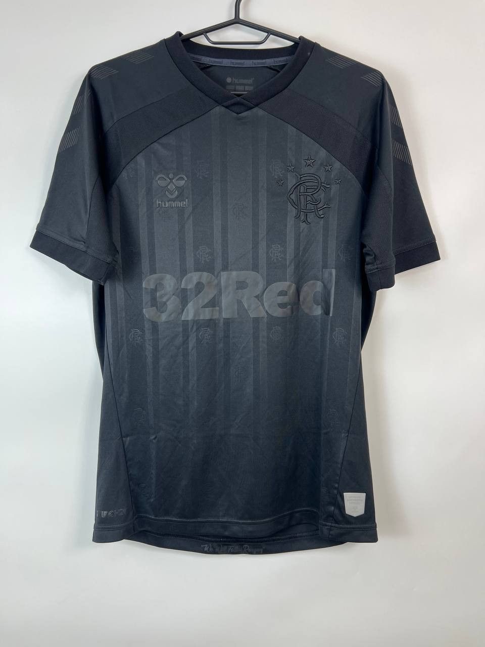 Hummel RANGERS 2018 2019 THIRD SHIRT HUMMEL 32RED BLACK FOOTBALL | Grailed