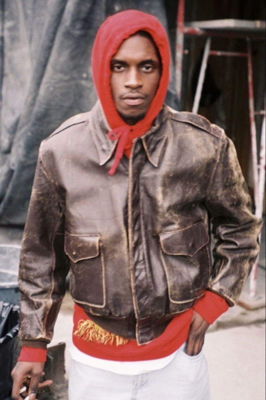 Leather Jacket × Streetwear × Vintage 🔥RARE🔥 VINTAGE LMDGEES SHEEP ...