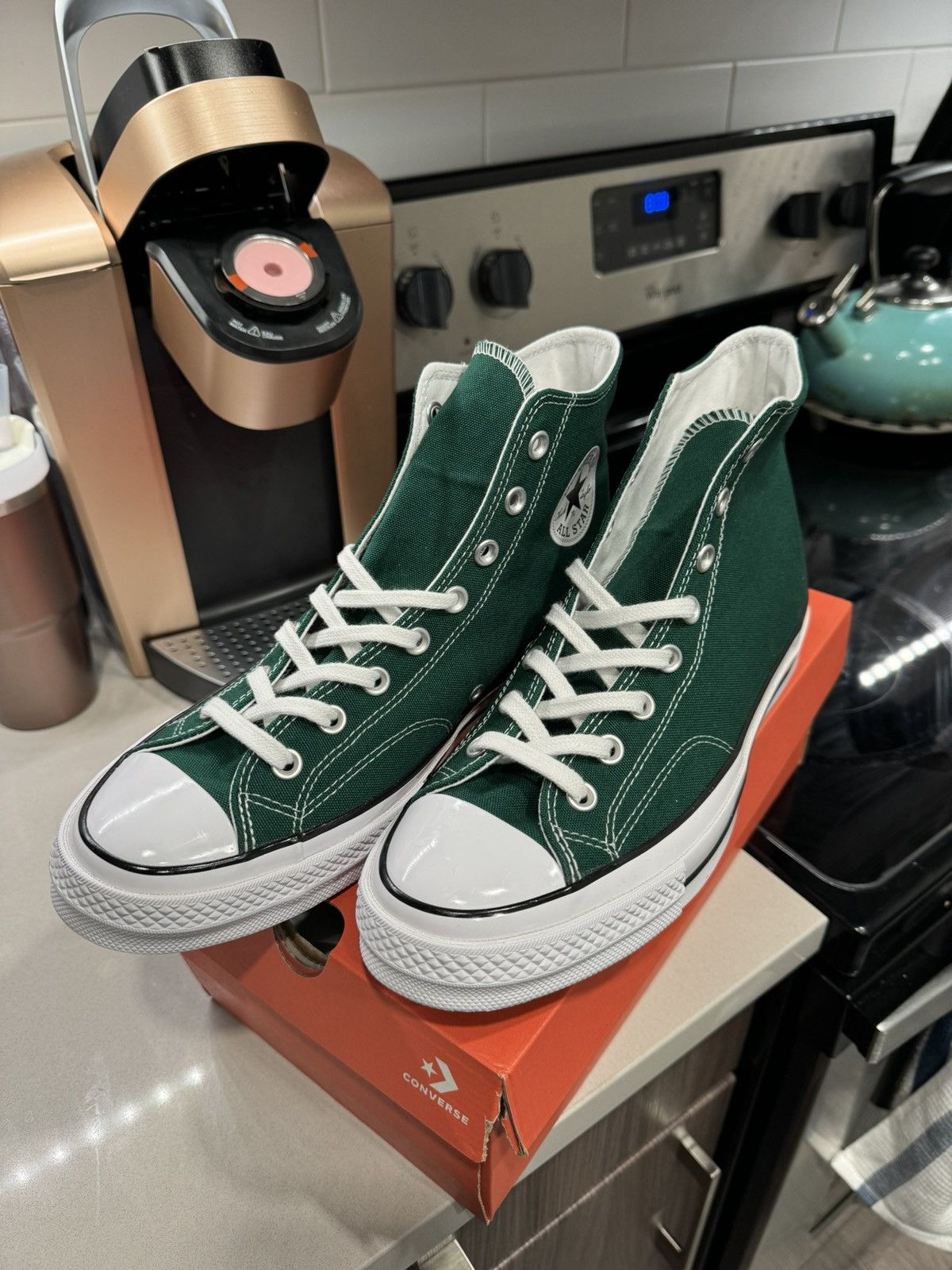 Converse Converse Chuck 70 Hi Top Midnight Clover Forest Green 9.5 ...