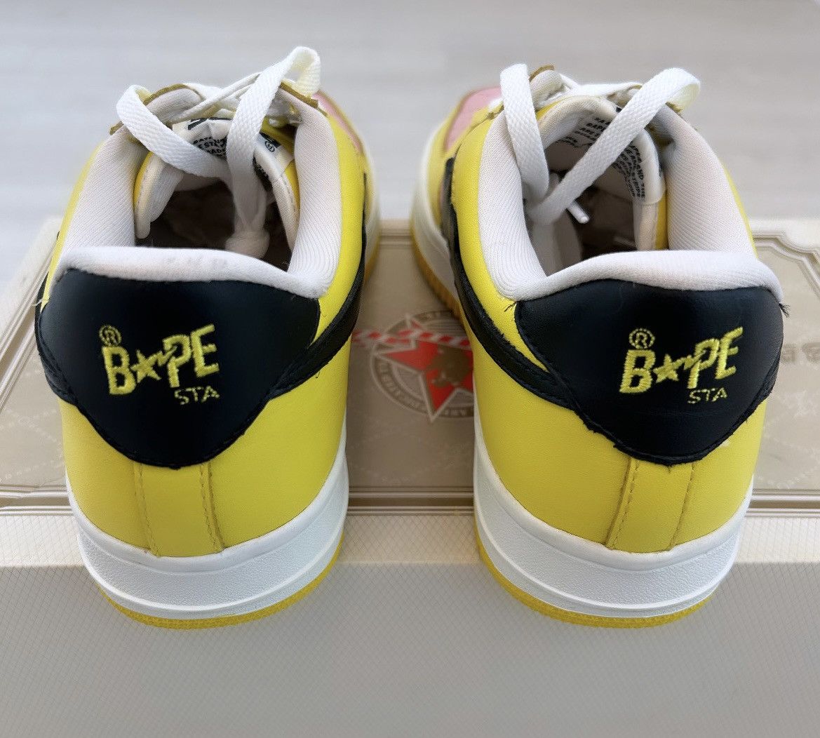 Bape VERY RARE 2004 A BATHING APE YELLOW/BLACK BAPESTA | Grailed