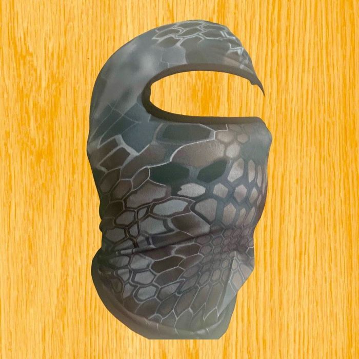 Streetwear Gray Reptilian Camo Tactical Ski Mask Trap Streetwear Balacl ...