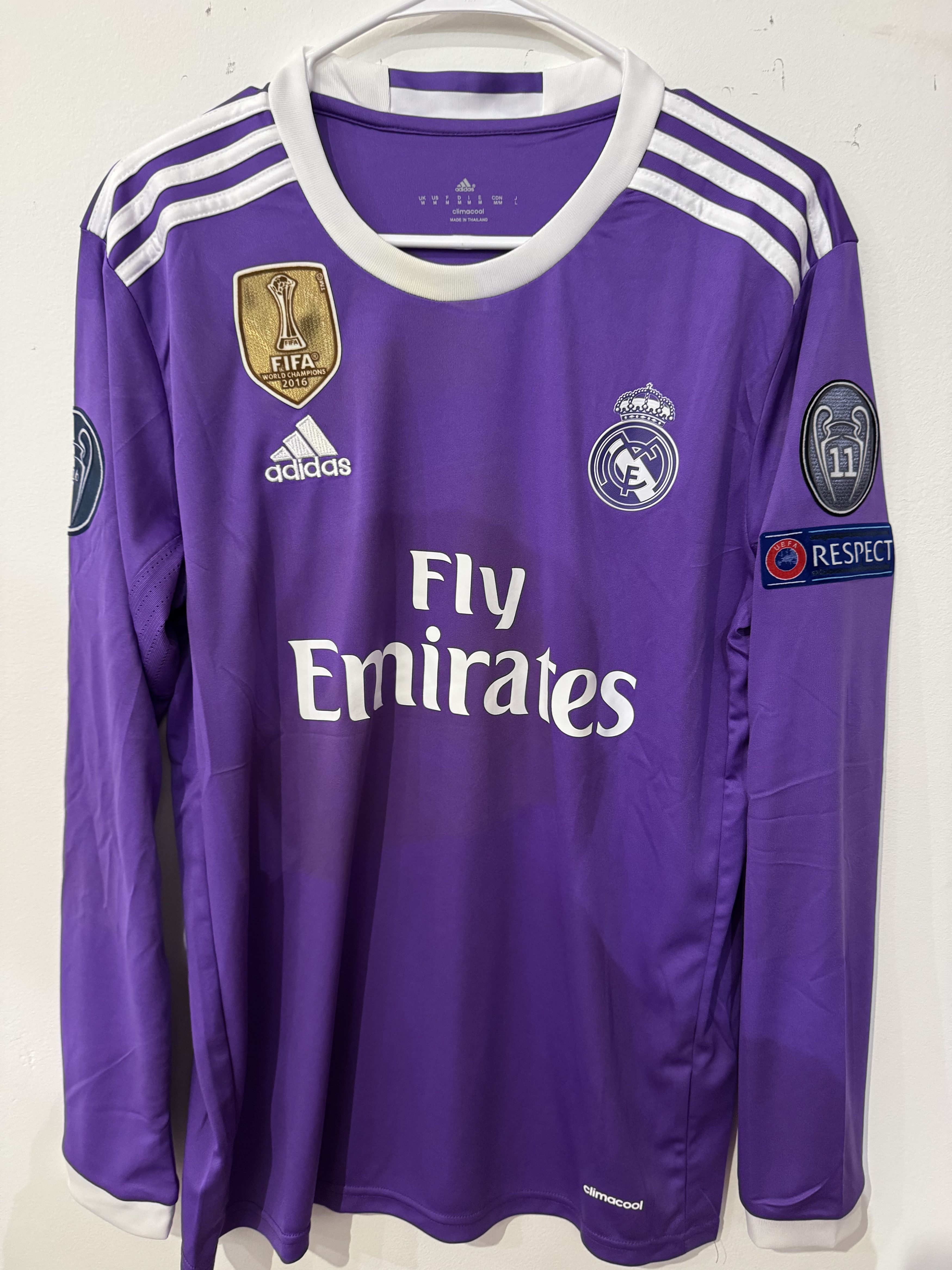 Otaner King RONALDO #7 Purple long sleeve soccer kersey mens sizes | Grailed