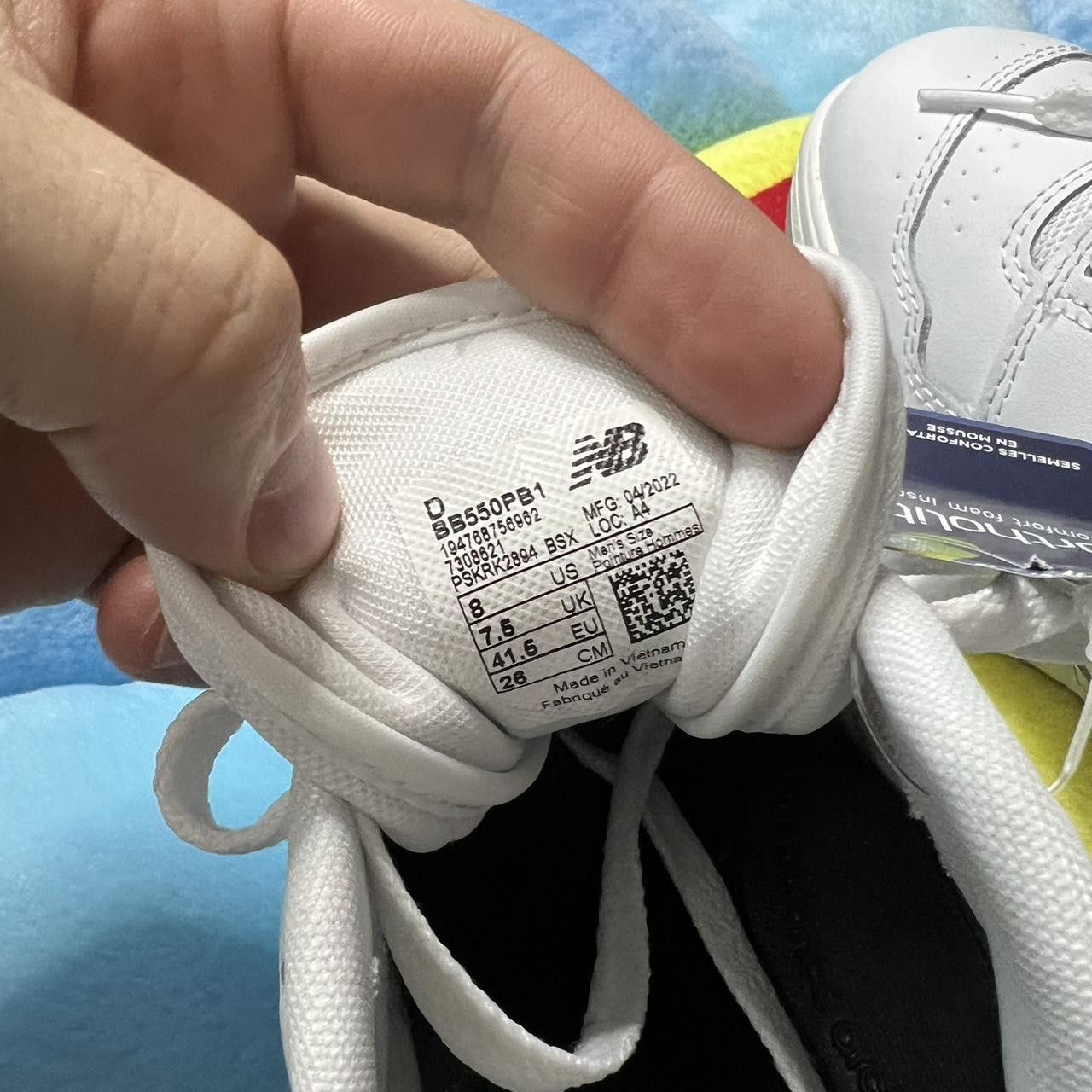 New Balance deadstock new balance 550 white grey chunky sneakers | Grailed
