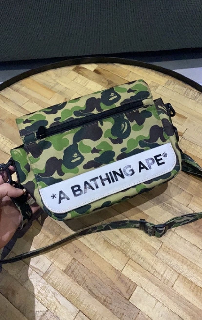 Bape ABC Camo Side Bag | Grailed