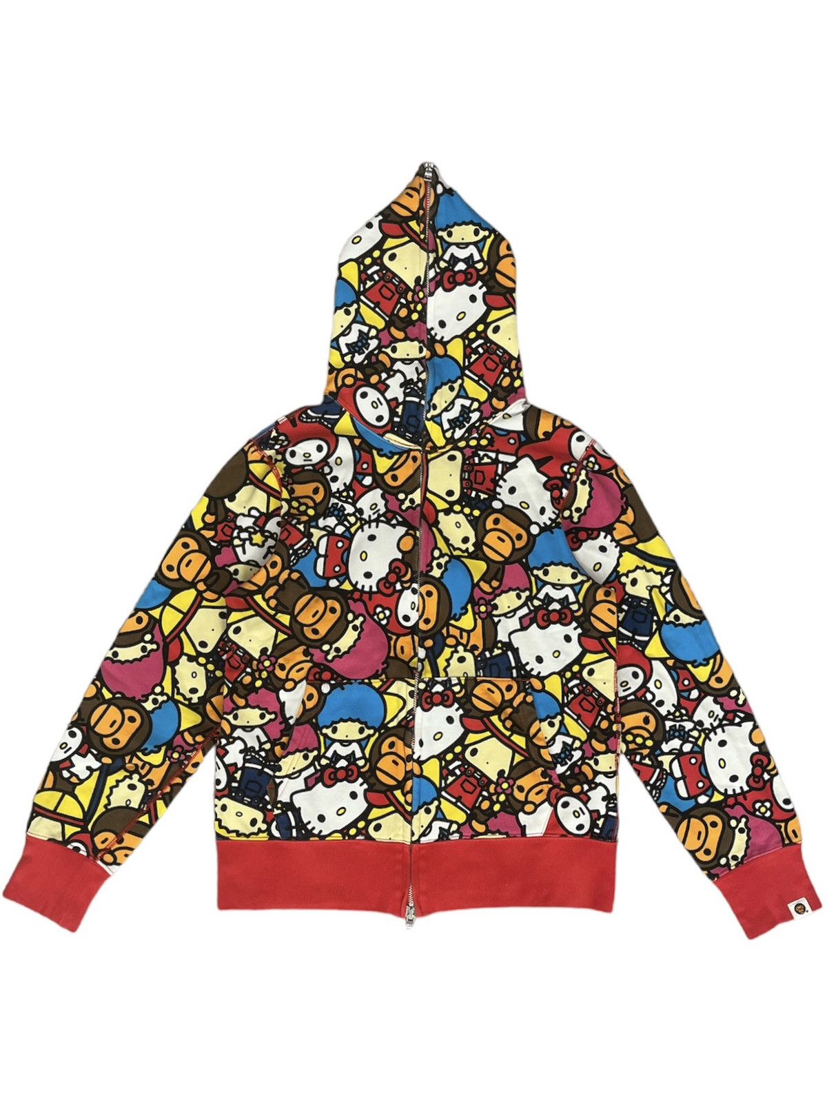 Bape Baby Milo x Sanrio Hello Kitty Full Zip Hoodie 2010 | Grailed