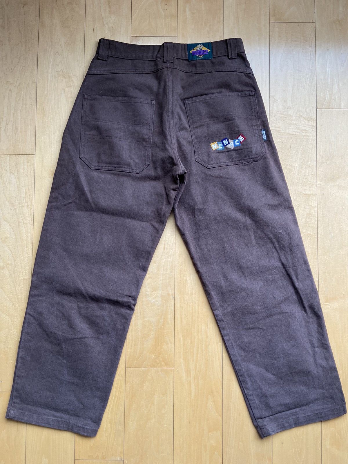 Vintage RARE 90s Menace Skateboards Baggy Denim Jeans Vintage Y2K | Grailed